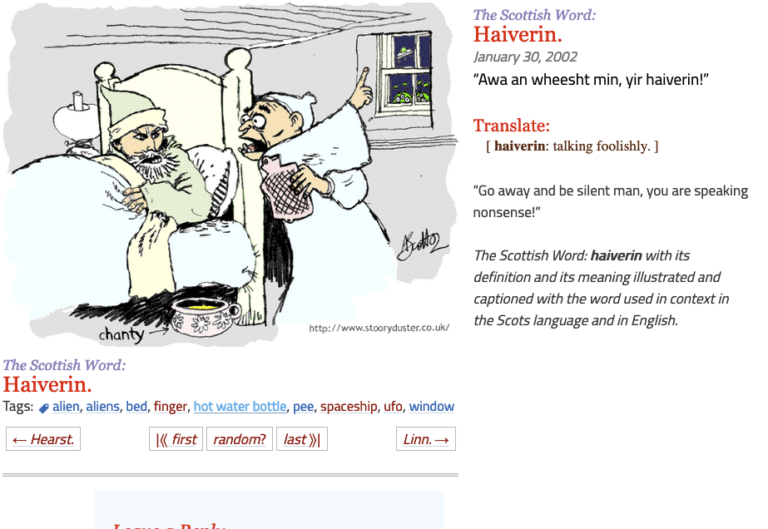 Stooryduster-Blog | Stooryduster-Blog accompanying Scottish Words ...